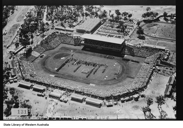 Perry Lakes Stadium | On top of the stands. The main stand h… | Flickr