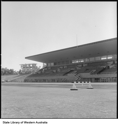 Perry Lakes Stadium | On top of the stands. The main stand h… | Flickr